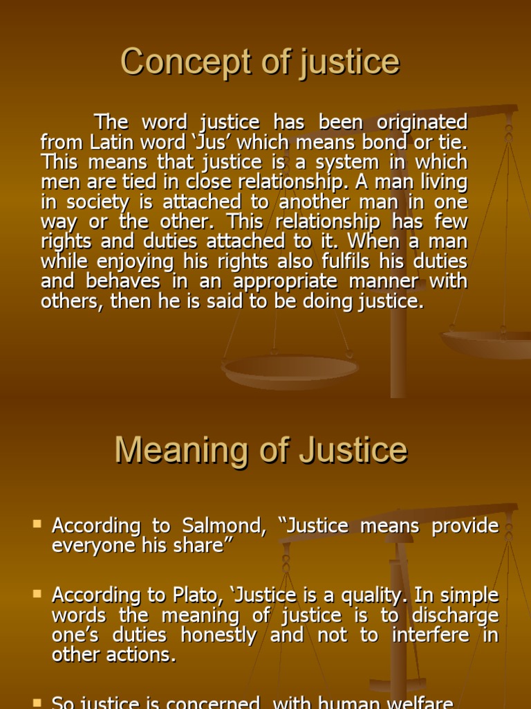 Concept of Justice | PDF | Justice | Crime & Violence