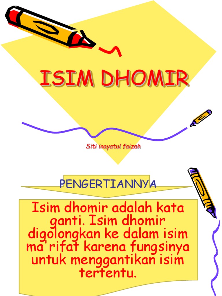Isim Dhomir | PDF