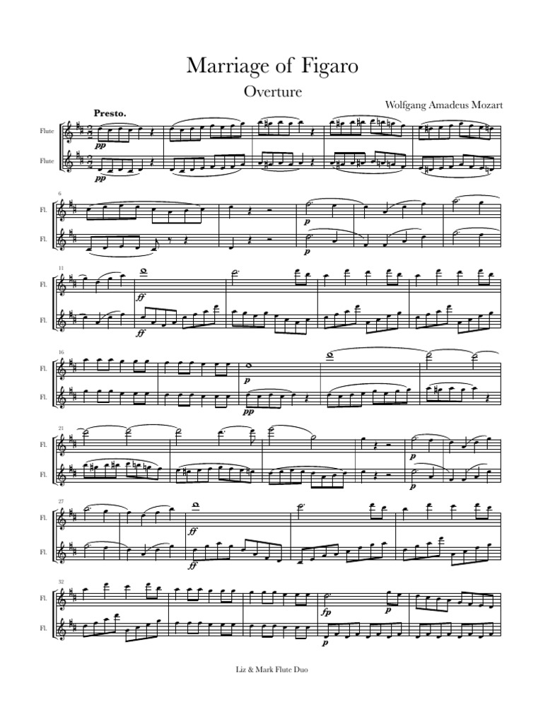 Mozart Marriage of Figaro | PDF