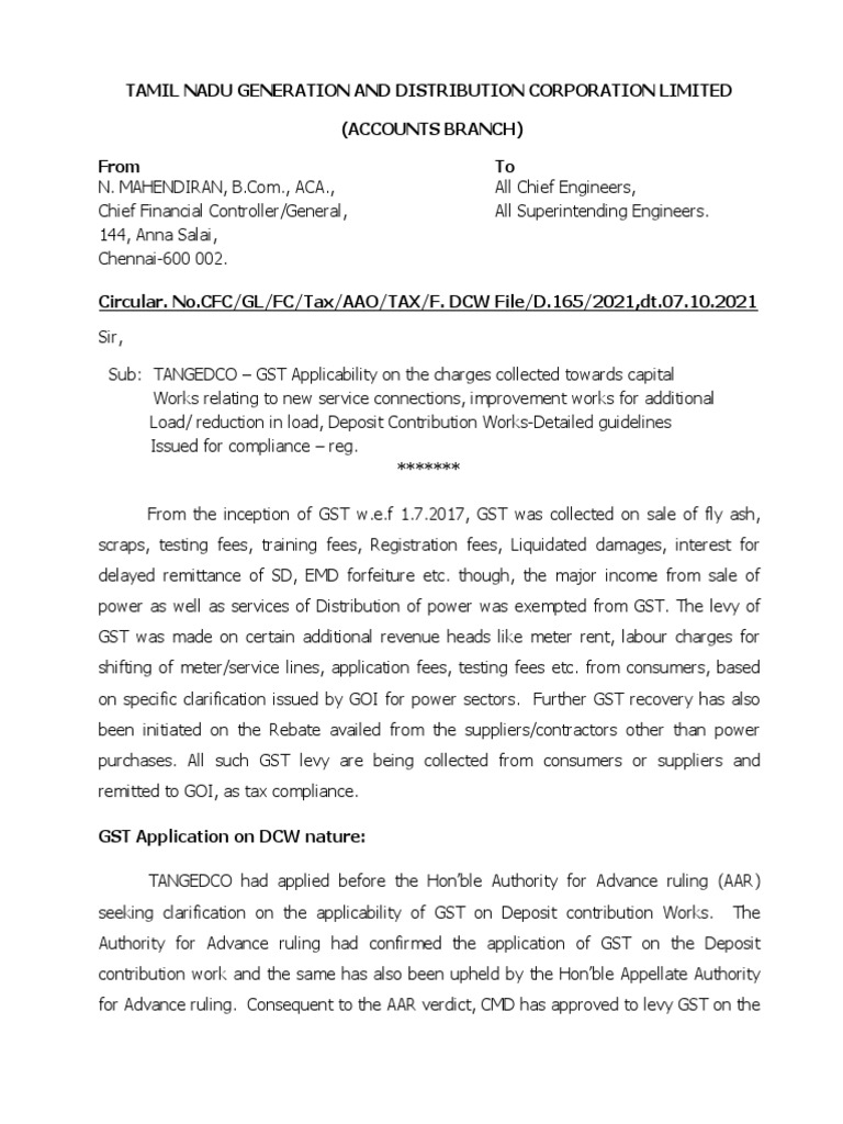 Dcw-Circular-07 10 2021 | Download Free PDF | Value Added Tax | Taxes