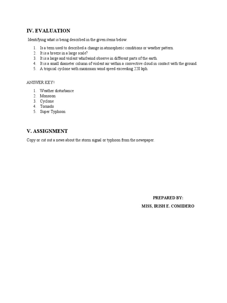 2nd Page of Weather Disturbances | PDF