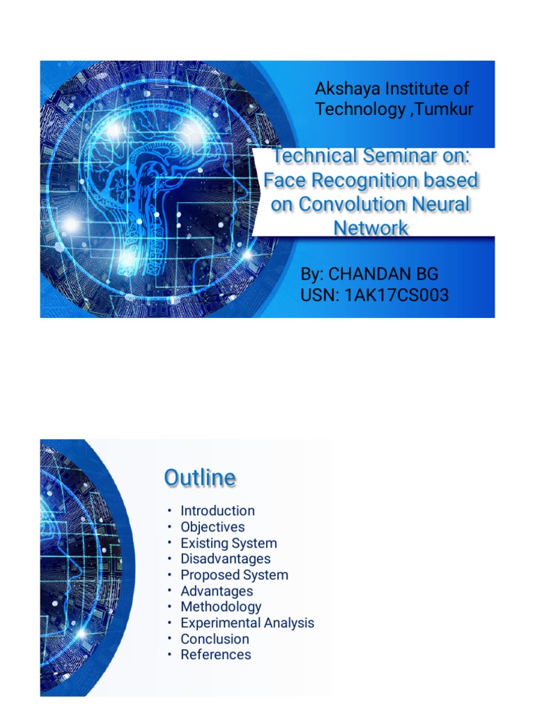 Technical Seminar On: Face Recognition Based On Convolution Neural Network | PDF | Neuroscience ...