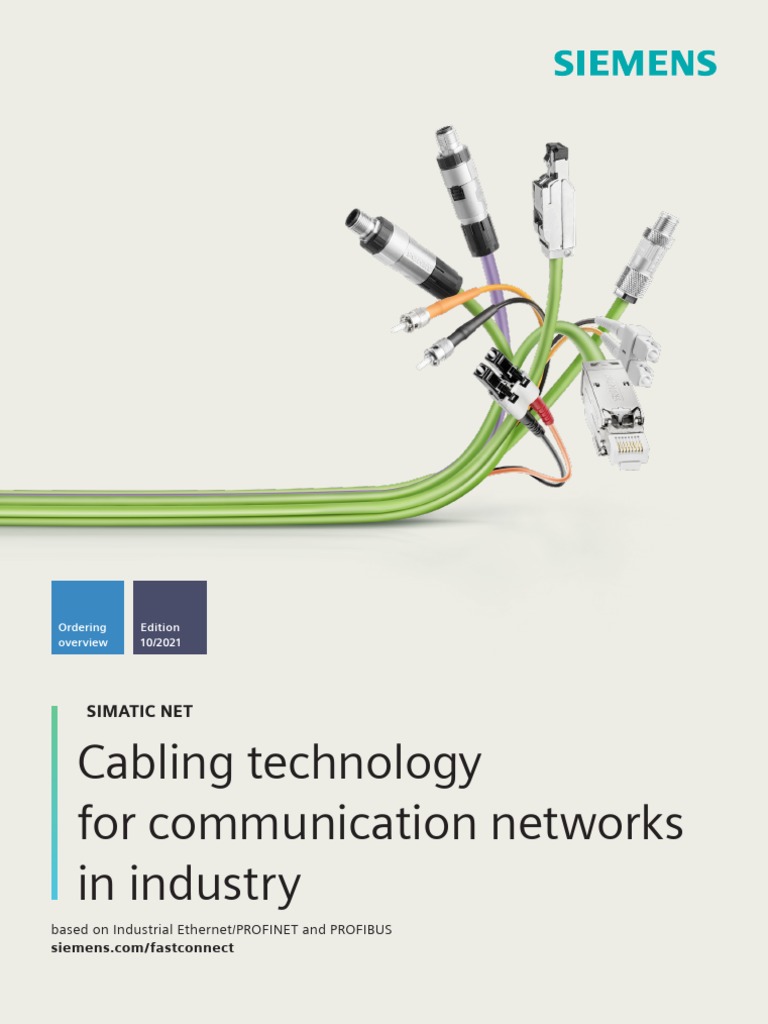 SIEMENS Cabling Technology | PDF | Electrical Connector | Ethernet