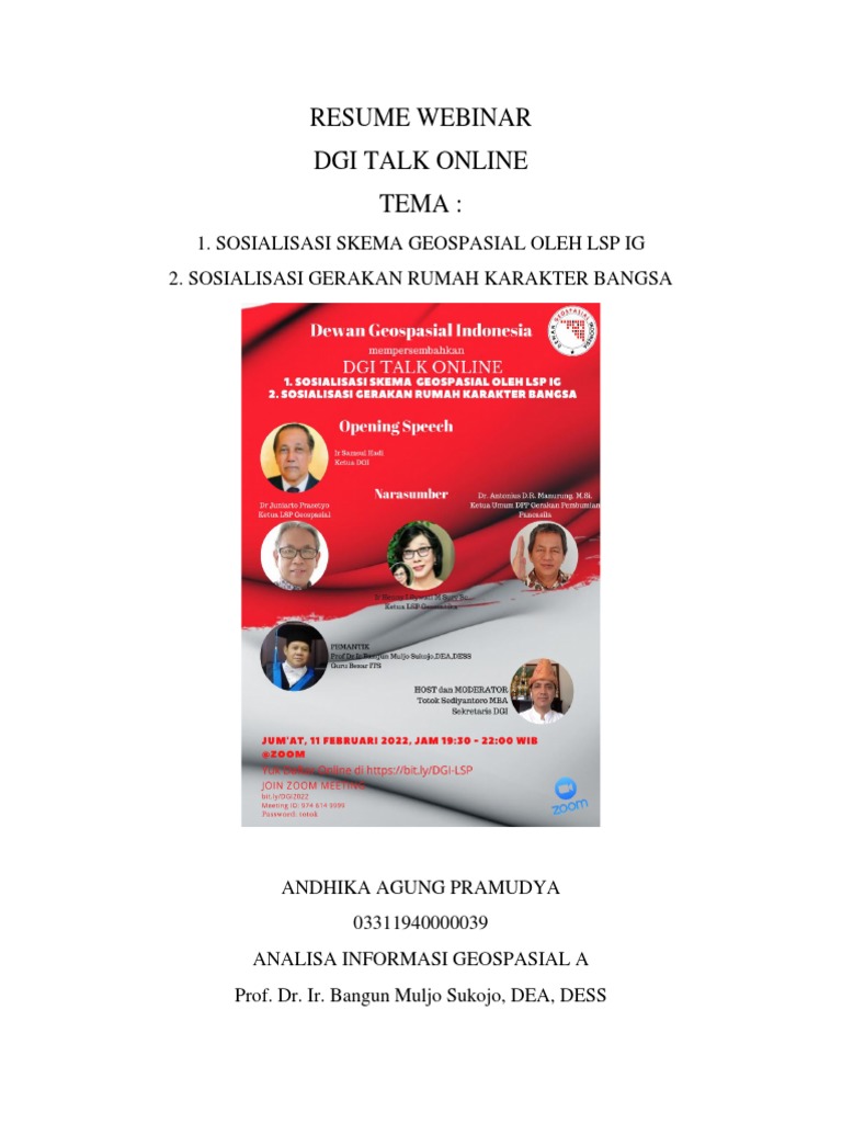 Andhika Agung P - RESUME WEBINAR | PDF