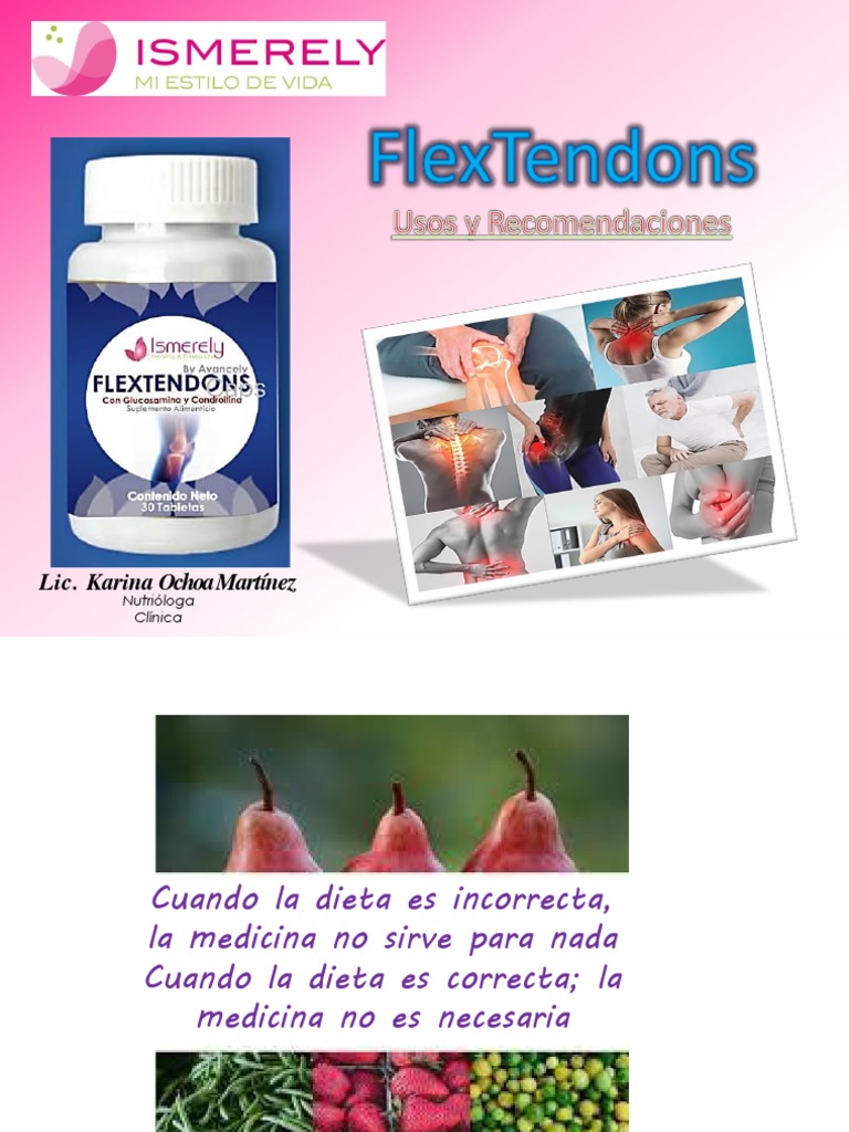 (C) Flextendons Usos y Recomendaciones | PDF | Osteoartritis | Droga ...