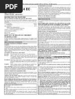 Tenacity Herbicide Label 2020 | PDF | Surface Runoff | Legal Liability