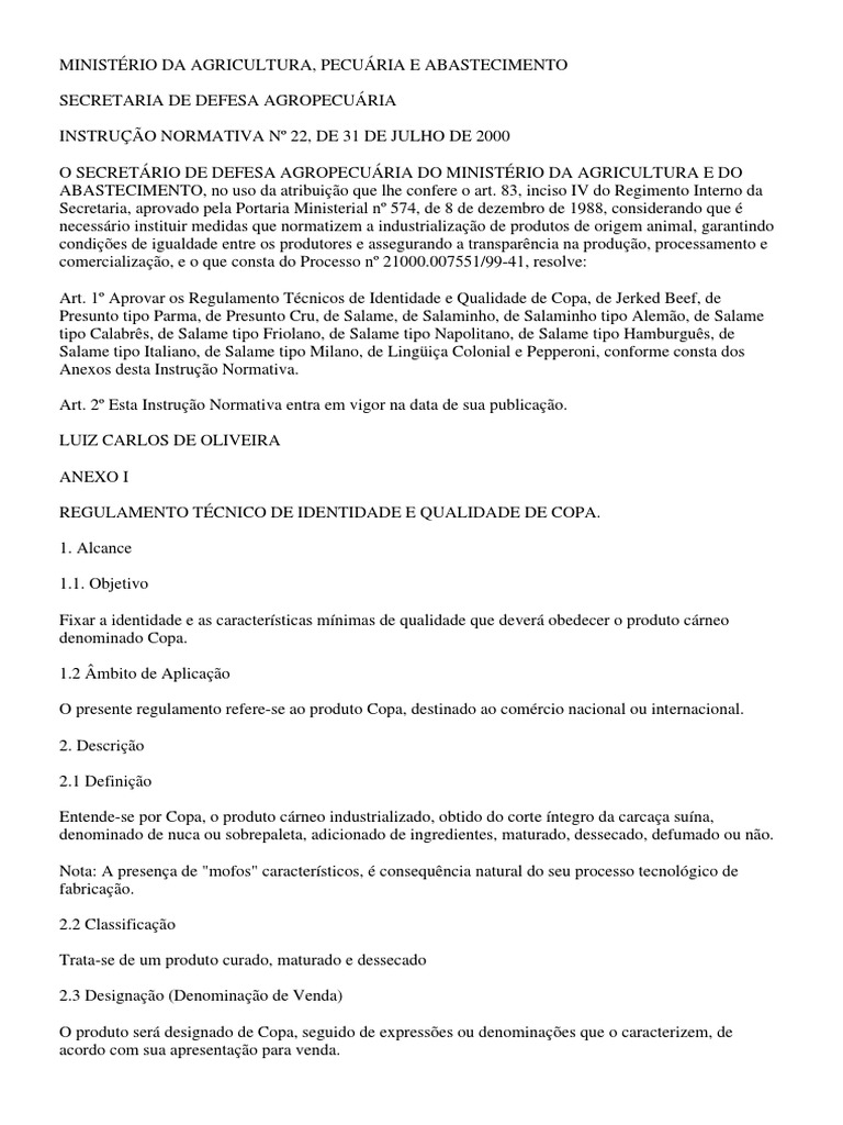 IN 22 RTIQ Copa, Jerked Beef, Presunto de Parma, Presunto Cru, Salames ...
