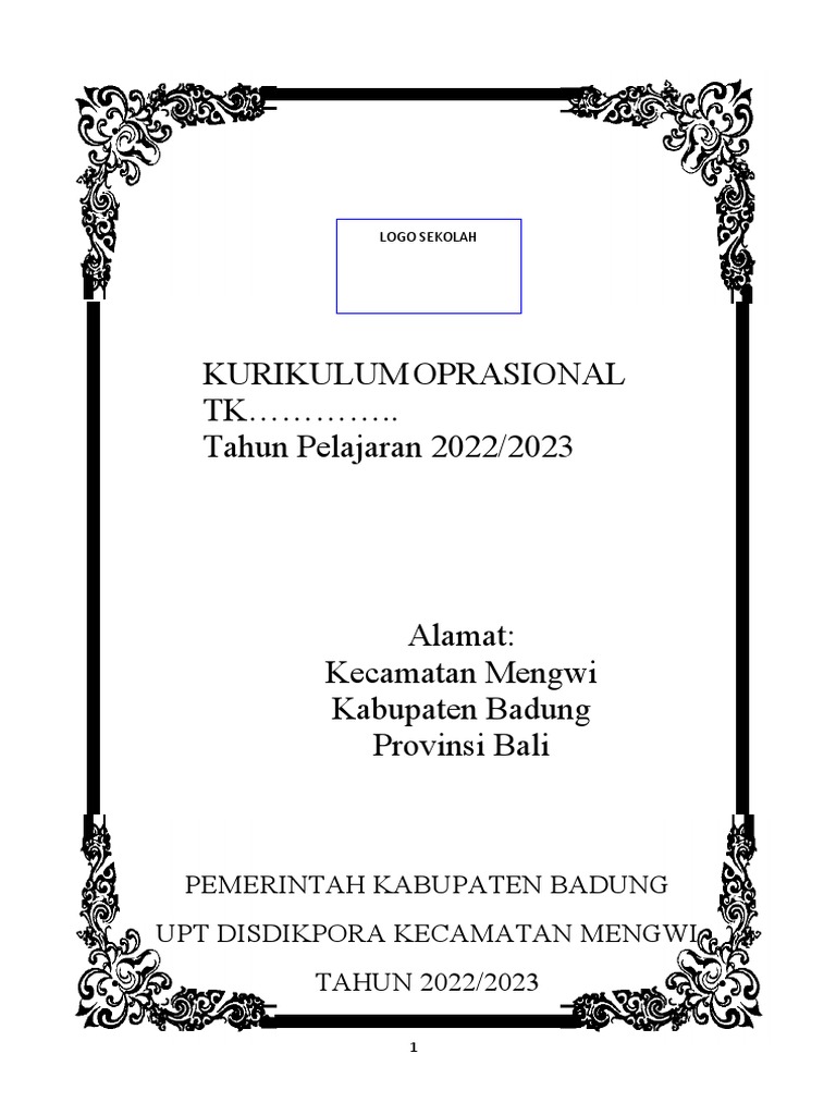 Draf Contoh 1 Kurikulum KTSP & Merdeka Putu Yuliantini | PDF