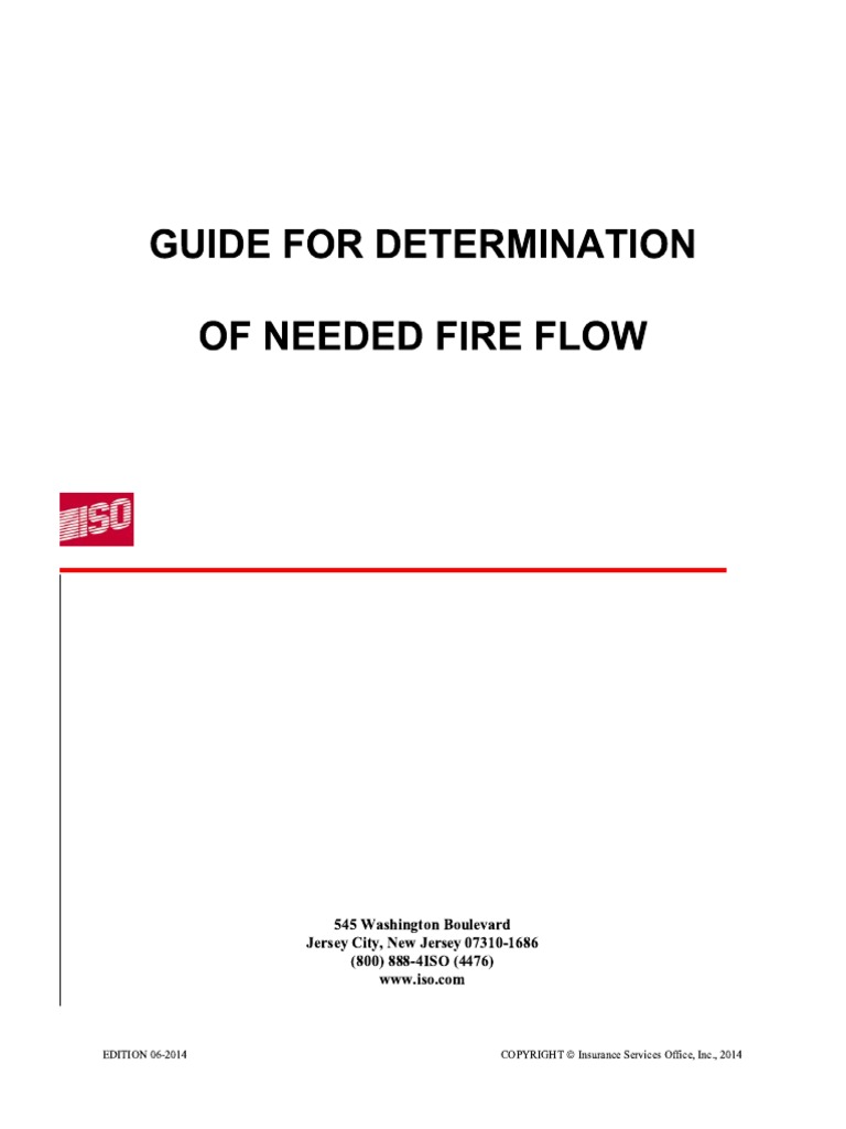 Guide For Determination of Required Fire Flow 06-06-2014 | PDF
