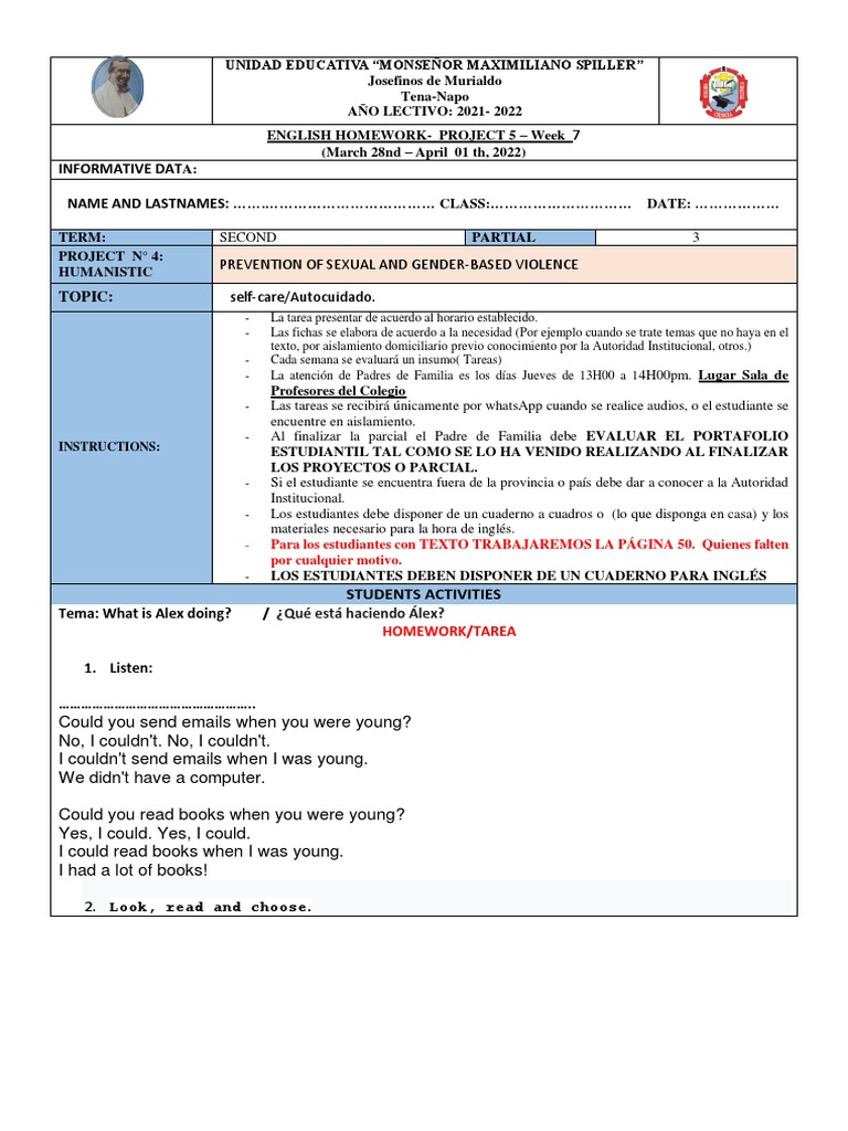 Week Seven PUD 3 Proyect. 5 | PDF