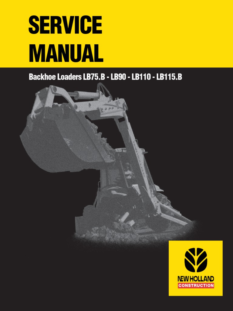 Service Manual: Backhoe Loaders LB75.B - LB90 - LB110 - LB115.B | PDF ...