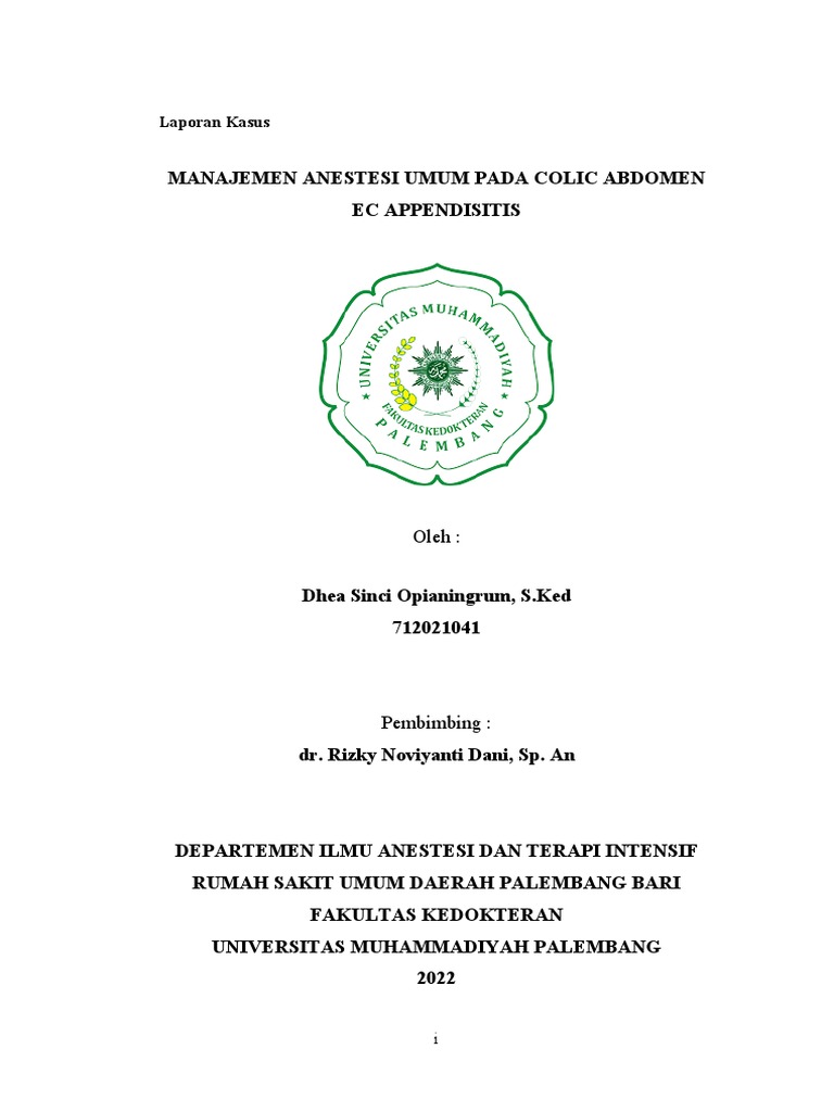 Laporan Kasus Dhea | PDF