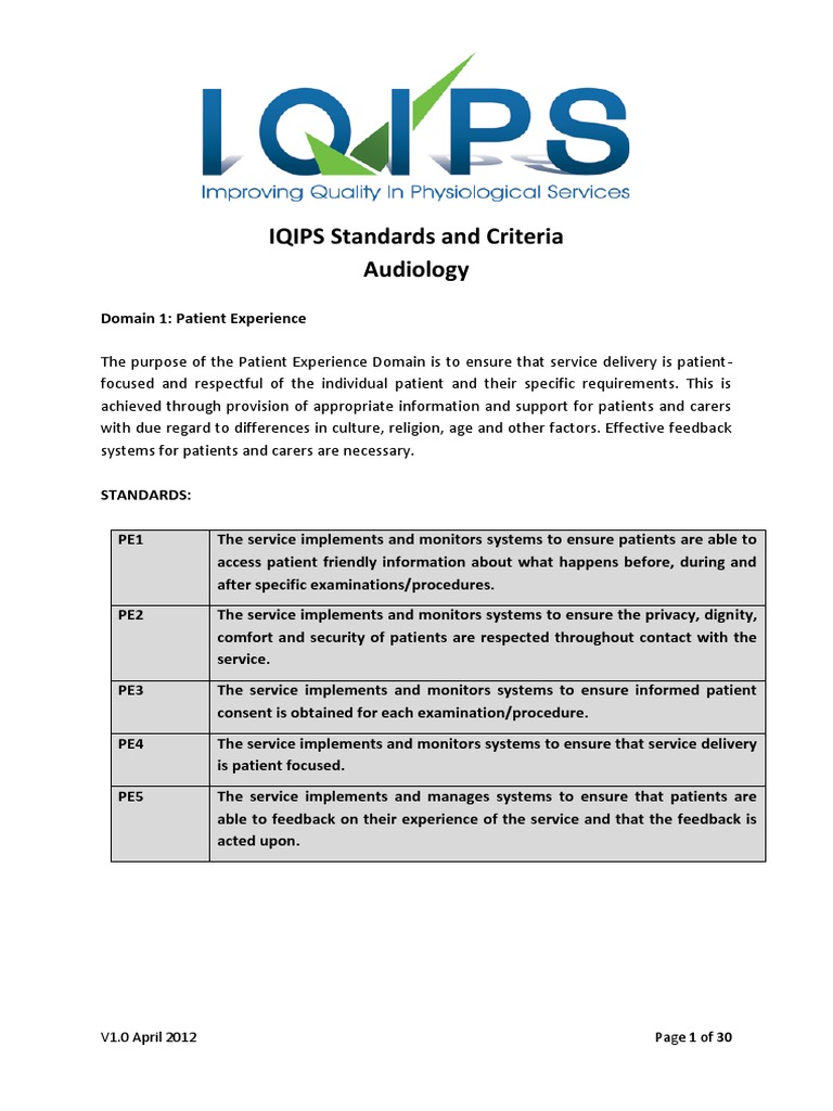 IQIPS Version 1 | PDF | Informed Consent | Adverse Effect
