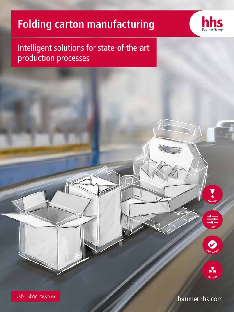 Folding Carton Manufacturing Solutions | PDF | Adhesive | Reliability ...