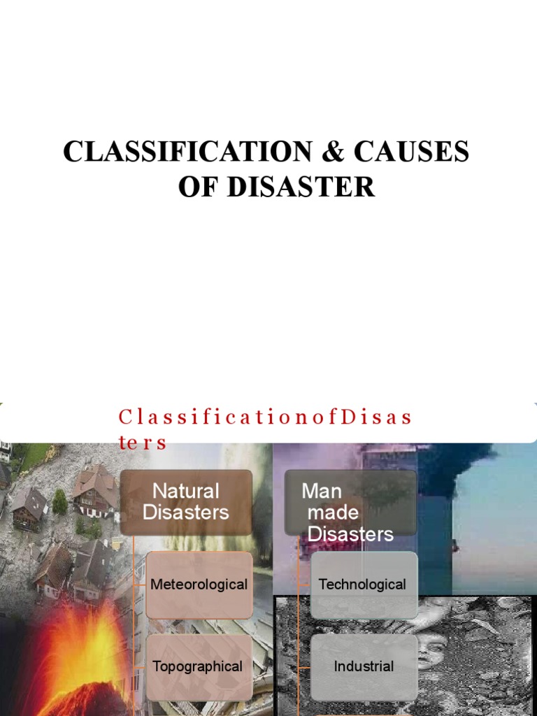 3classification & Causes of Disaster | PDF