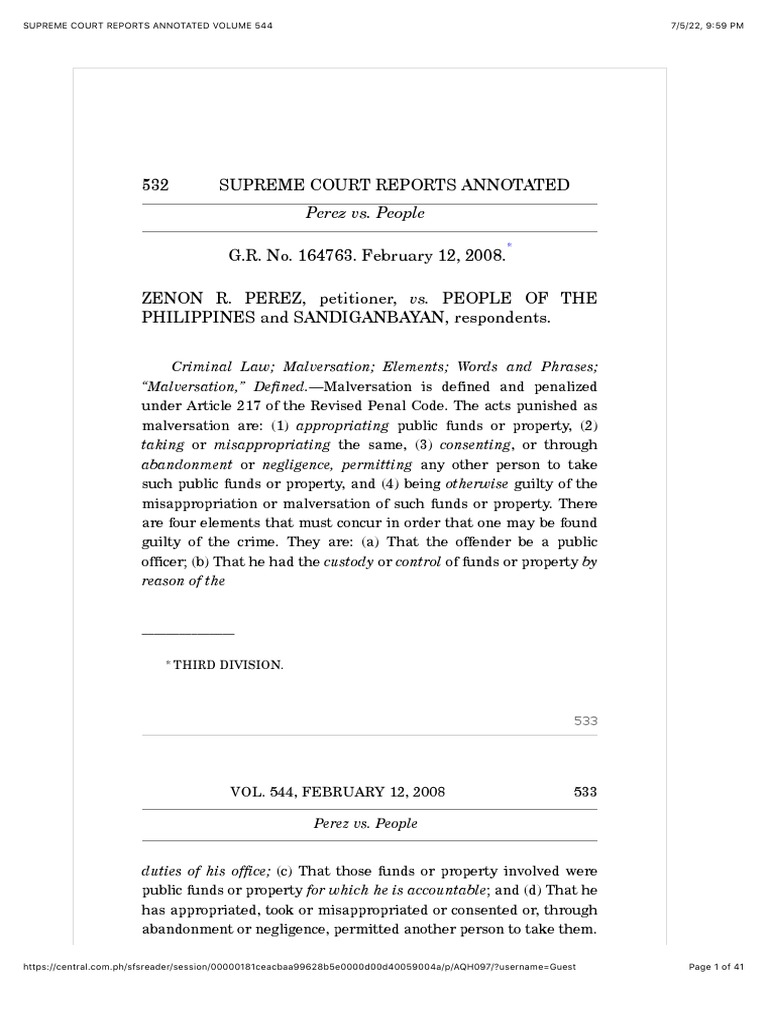 Perez V. People | PDF | Barker V. Wingo | Public Sphere