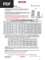 Nelson Stud Welding - CPL Partially Threaded Studs | PDF