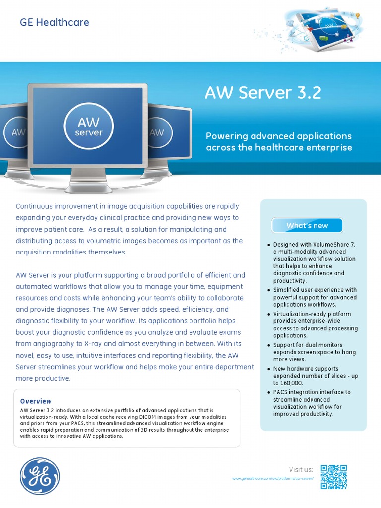 AW Server 3.2 PDS Datasheet | PDF | Computer Network | Server (Computing)