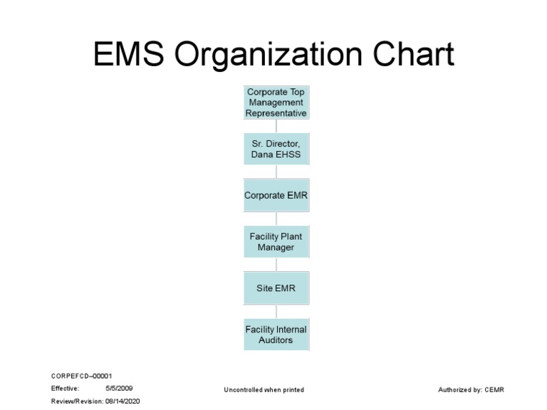 CORPEFCD-00001 - EMS Organization Chart 200814 | PDF