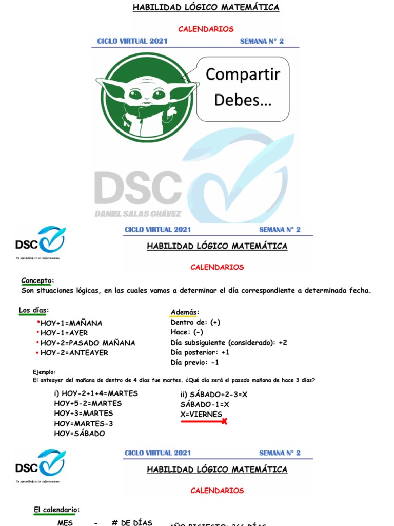 RM - Calendarios Desarrollo | PDF | Calendario | Año