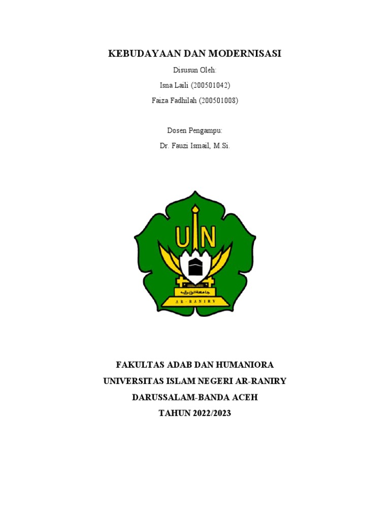 Makalah KLP 10 Kebudayaan Dan Modernisasi | PDF | Ilmu Sosial