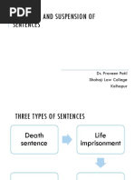Execution, Suspension, Remission and Commutation of Sentences. | PDF | Pardon | Crimes