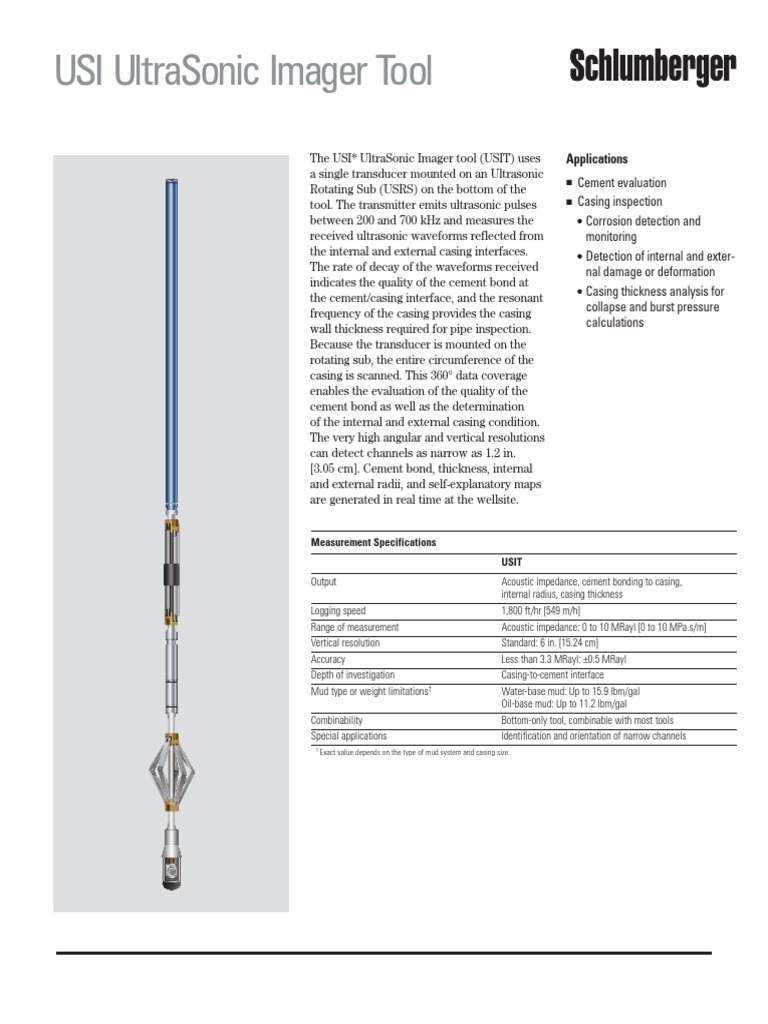Usi Ultrasonic Imager Tool: Applications | PDF | Ultrasound | Applied ...