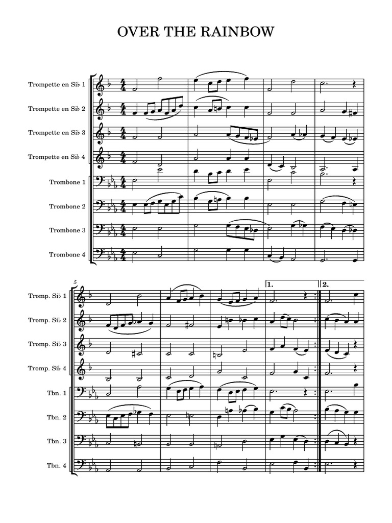 Over The Rainbow | PDF