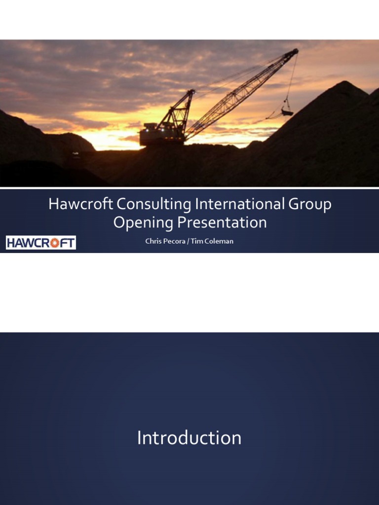Hawcroft Consulting Risk Engineering Overview | PDF | Risk | Risk ...