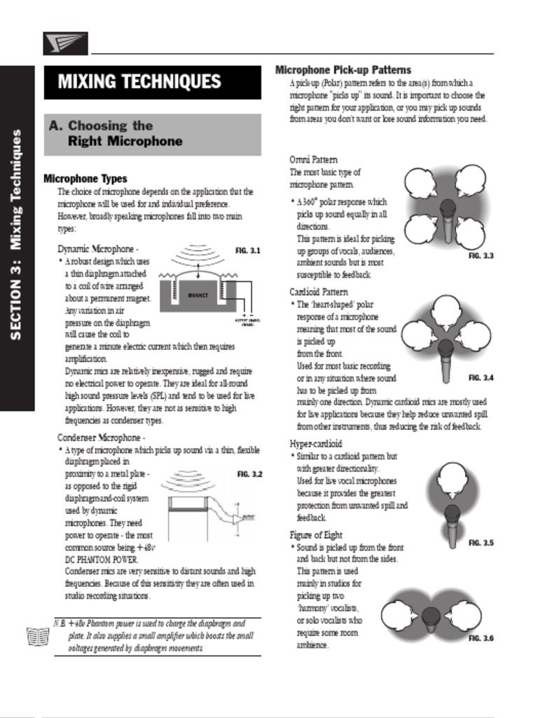 Mixing Techniques: Right Microphone | PDF | Microphone | Equalization ... Mixing Techniques: Right Microphone | PDF | Microphone | Equalization ...