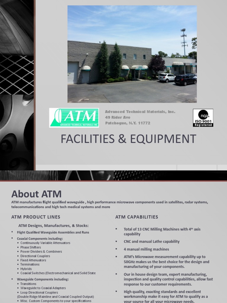 Atm Facilities and Equipment | PDF | Automated Teller Machine ...