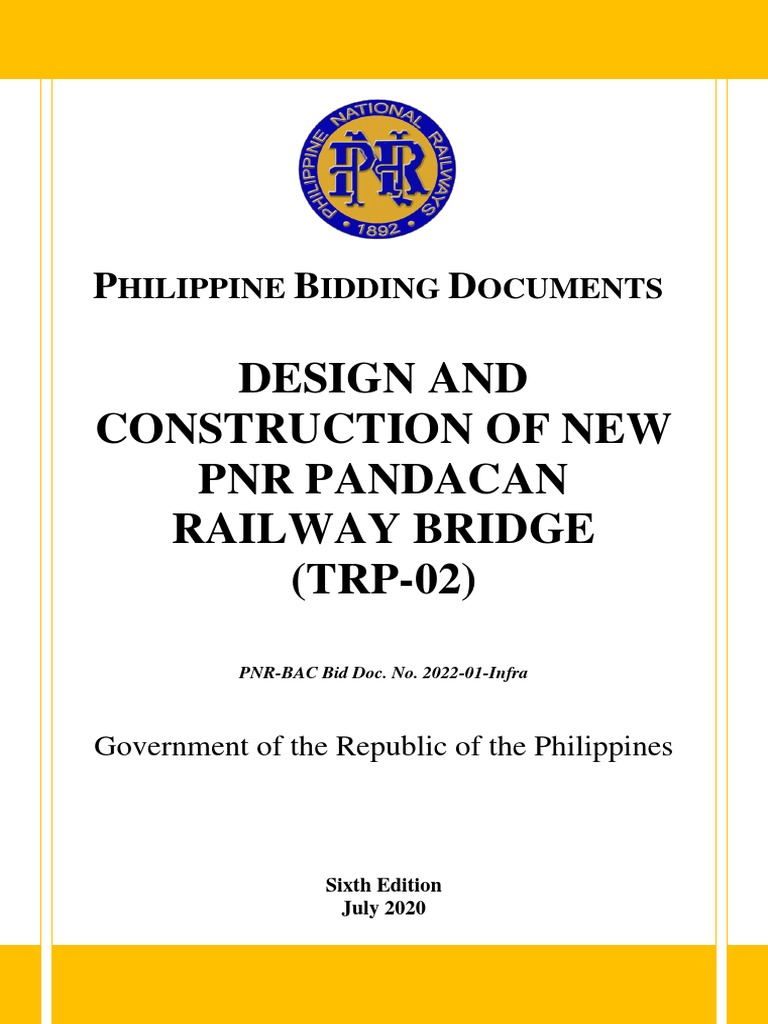 Design and Construction of New PNR Pandacan Railway Bridge (TRP-02 ...