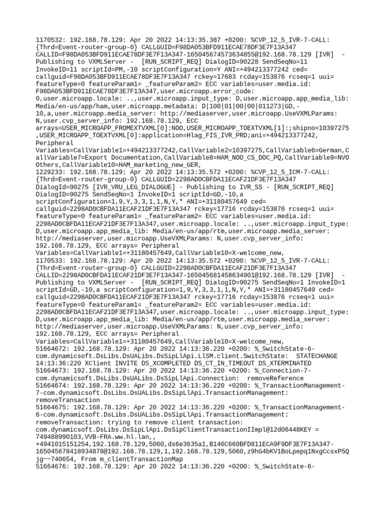 CVP 211 | PDF | Port (Computer Networking) | Session Initiation Protocol