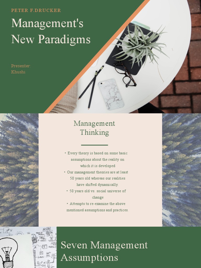 Management Paradigms and Assumptions | PDF | Cognition | Science