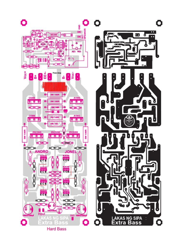 CA20 Power Amplifier Circuit Diagram | PDF