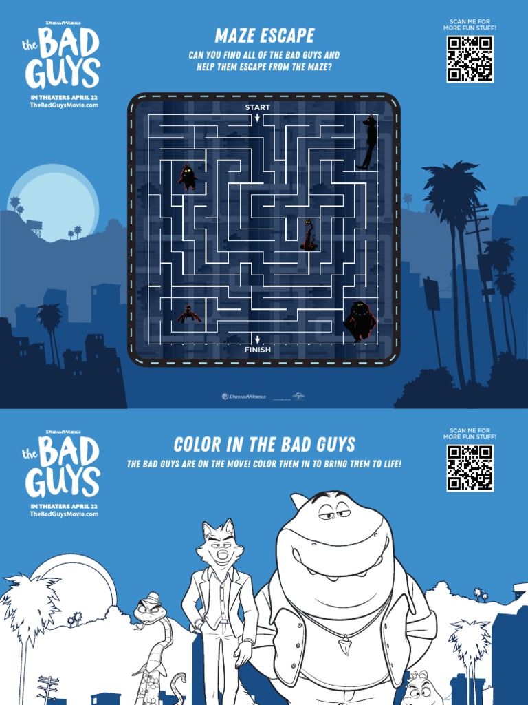 Help the Bad Guys Escape the Maze | PDF