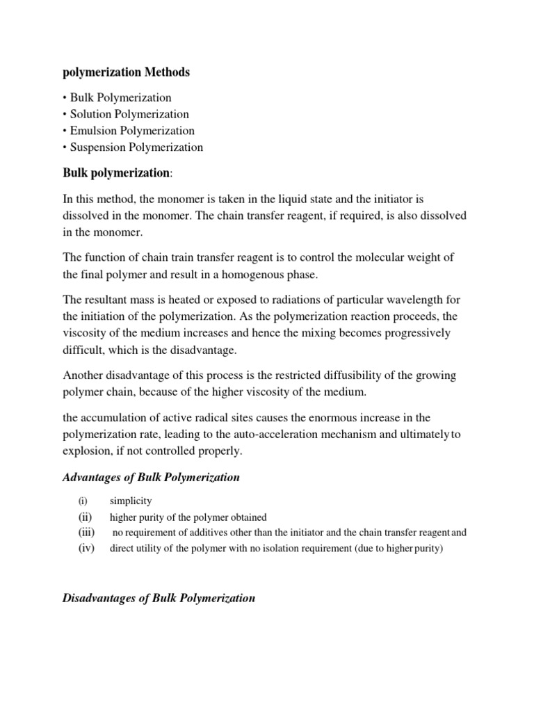 Bulk Emulsion Suspension 18BCH35S-U4 | PDF | Polymerization | Emulsion