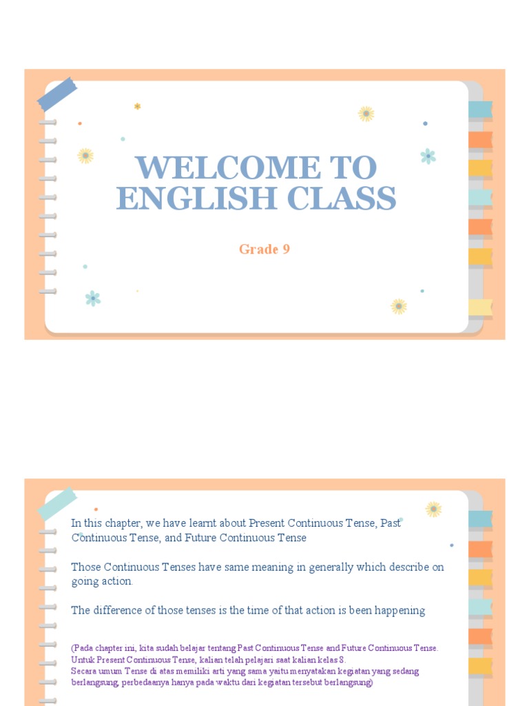 English Class Ix - On 01 November 2021 | PDF
