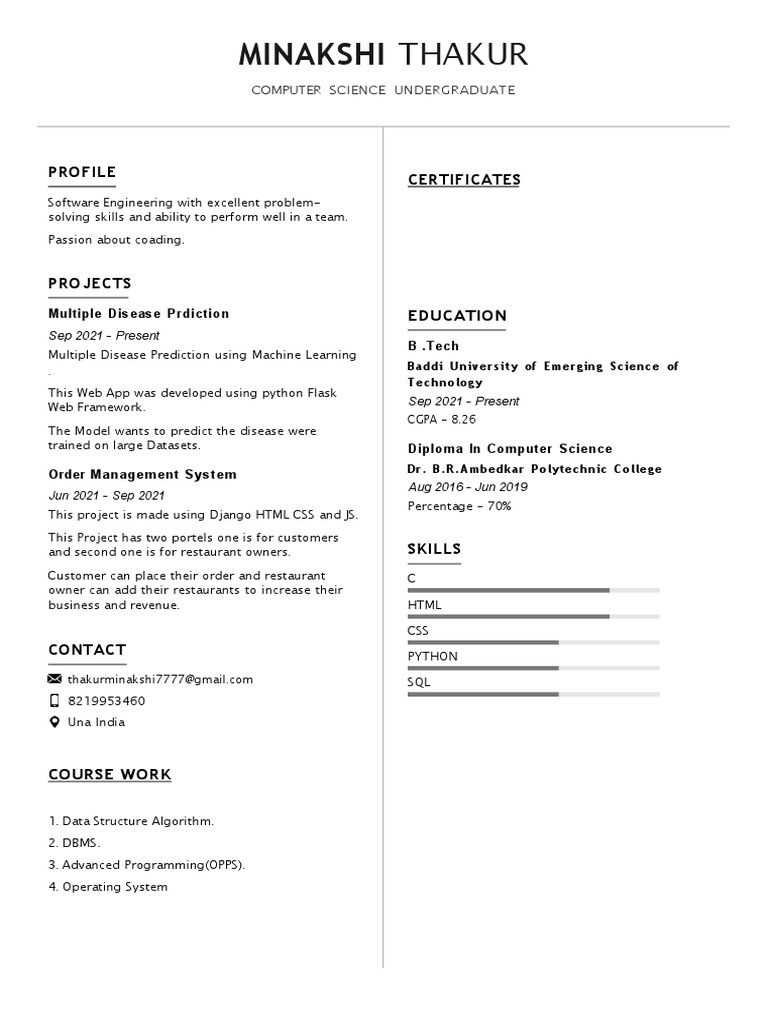My Resume1 | PDF