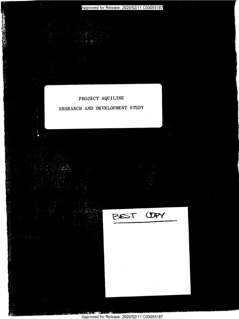 Project Aquiline Research | PDF | System | Radar