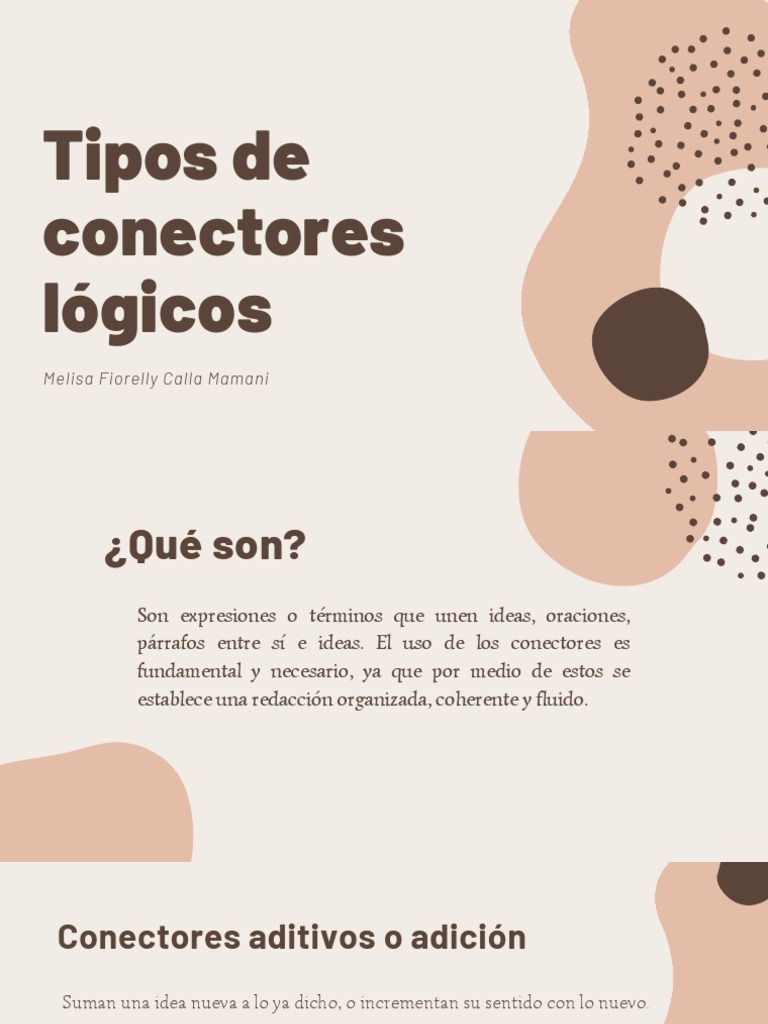 Tipos de Conectores Logicos | PDF