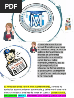 Las Partes de Una Noticia Son El Antetítulo, El Titular, El Subtítulo ...
