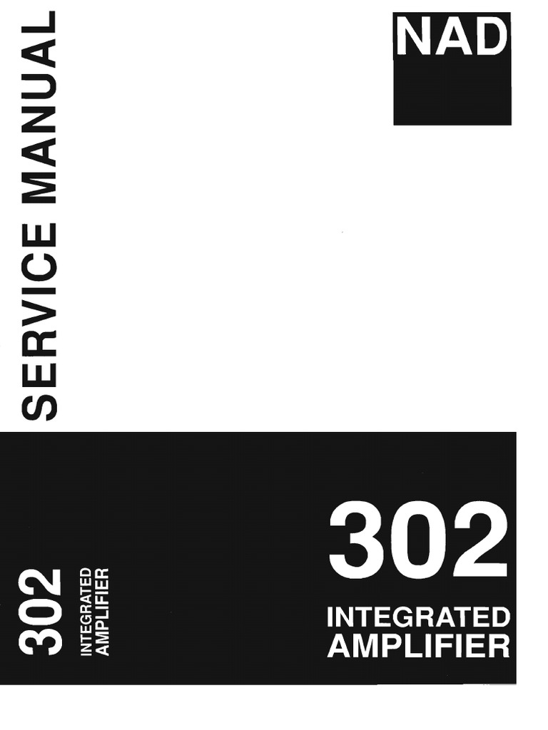 Nad 302 Service Manual | PDF