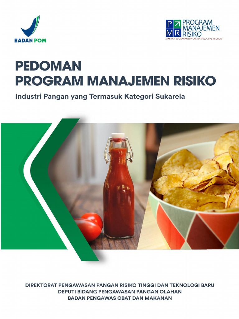 Pedoman Program Manajemen Risiko Pangan | PDF