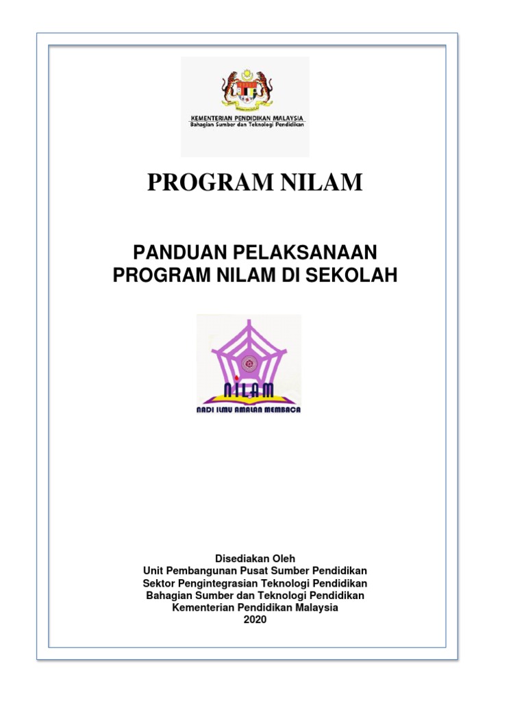 Panduan Program NILAM - 2021 | PDF