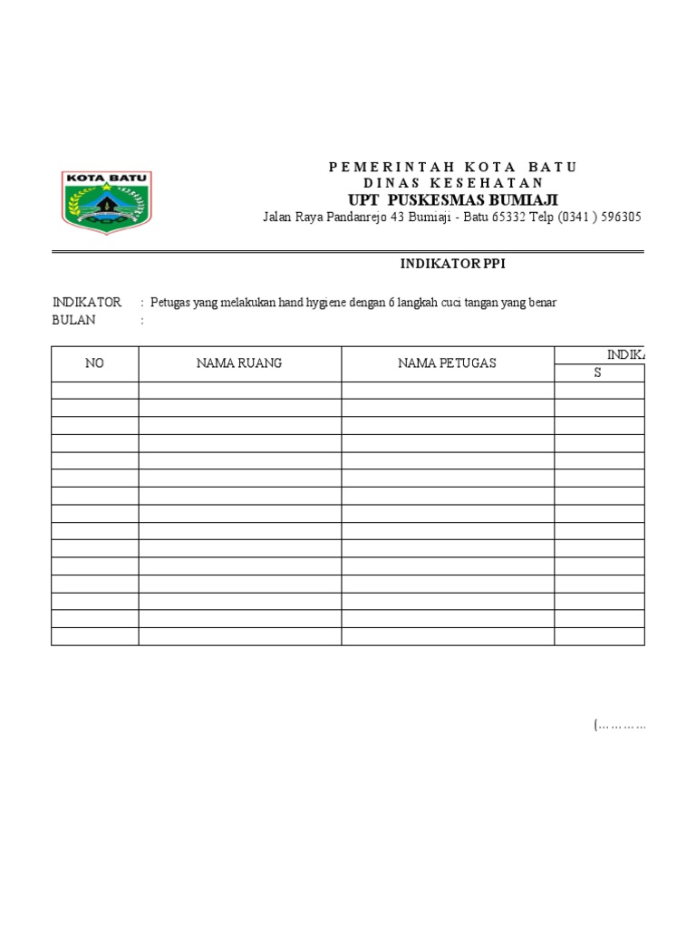 Bukti Indikator Ppi | PDF