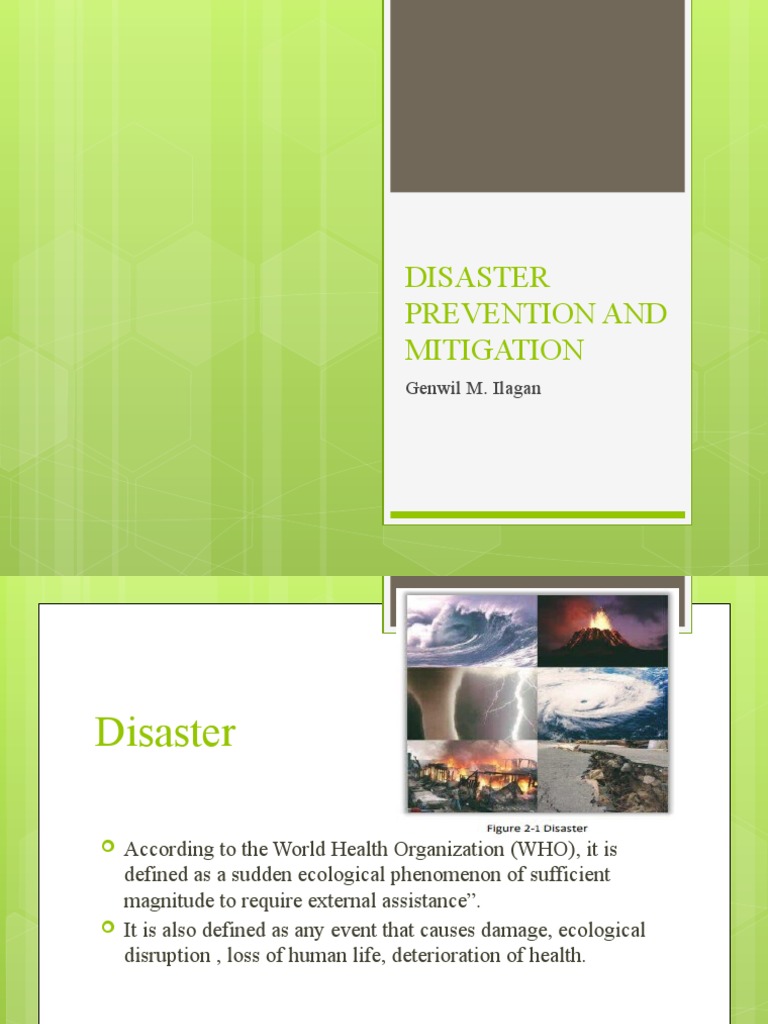 Disaster Prevention and Mitigation | PDF | Emergency Management | Emergency