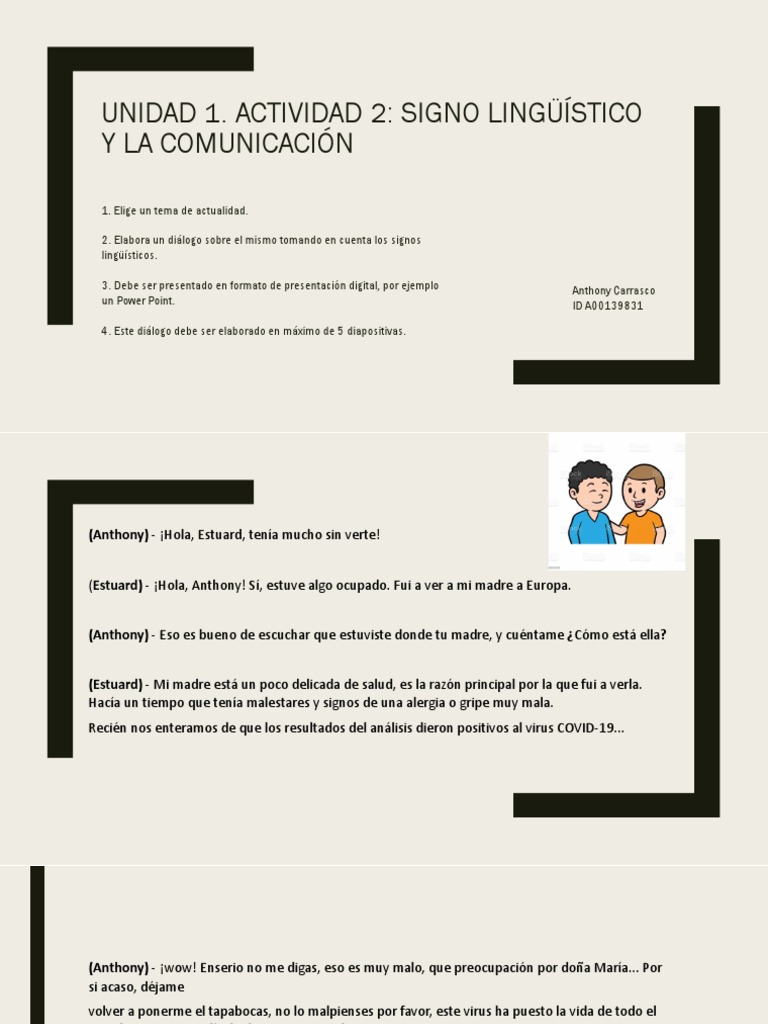 Unidad 1 Actividad 1 | PDF | Relaciones personales, crianza y ...