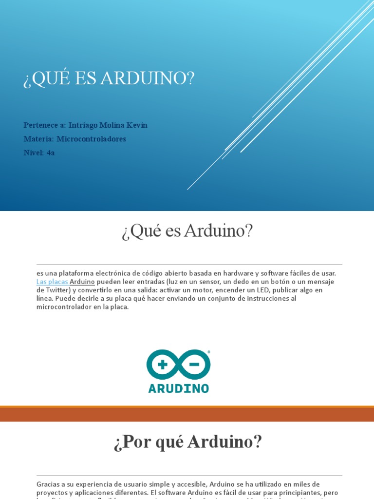 Arduino Microcontroladores | PDF | Arduino | Microcontrolador