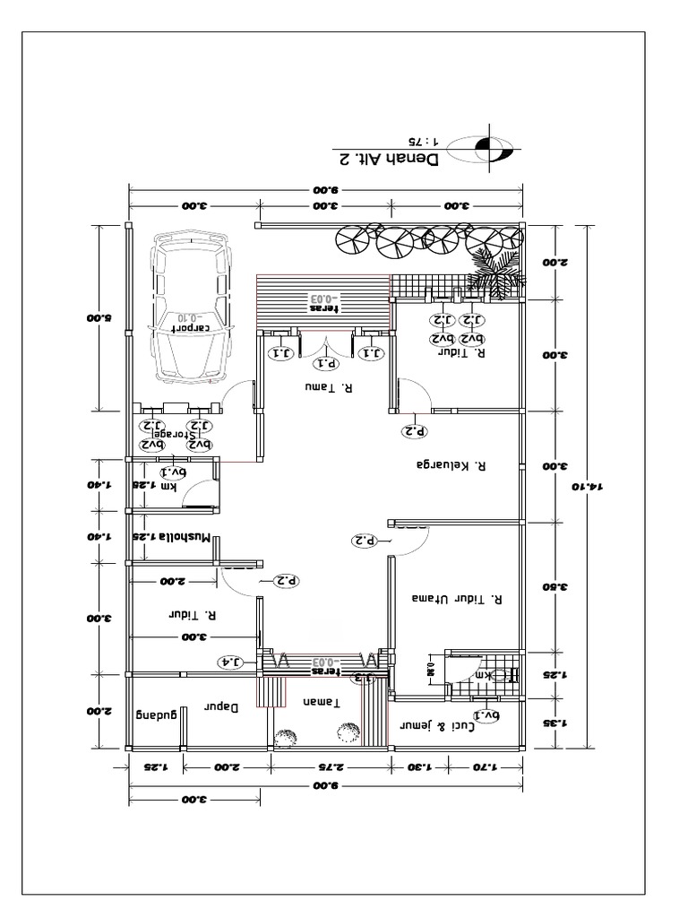 Denah D - Sentani TNGH | PDF